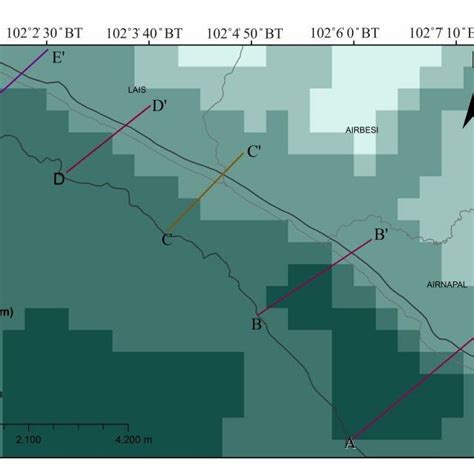 Gambar 6 Hasil Image Batimetri Daerah Penelitan Dari Data Gebco 450 M