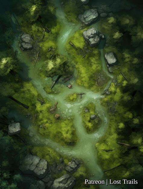 Veilstead Forest Free Lost Trails Forest Map Fantasy World Map