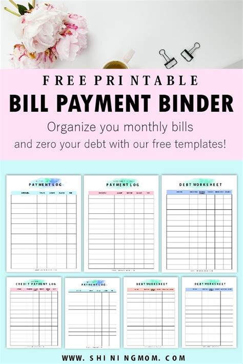 Bill Organizer Template Microsoft