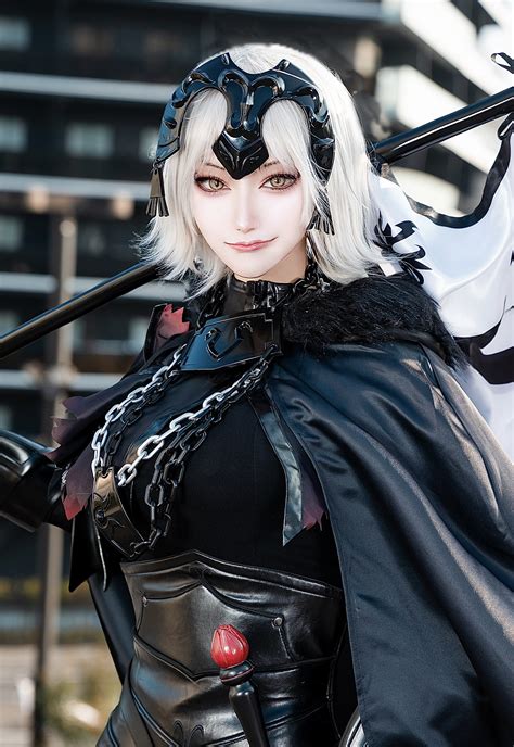 Cosplay Anime Cosplay Female Knight Girl Cosplay Jeanne Alter Cosplay