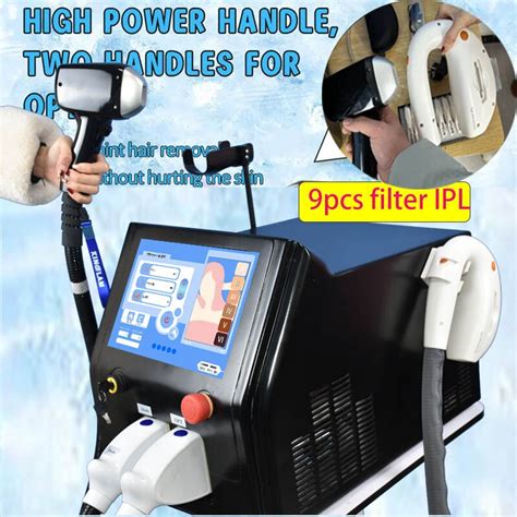 휴대용 Opt Ipl 피부 관리 회춘 제모 미용 기계 치료 빠른 영구 무통 블랙 3 파장 레이저 Aliexpress