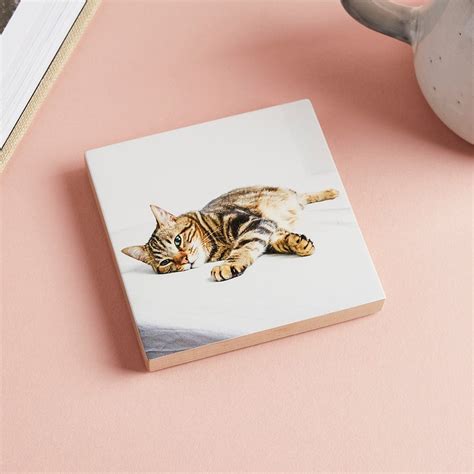 Personalised Coasters Engraved Name And Photo Ts Uk