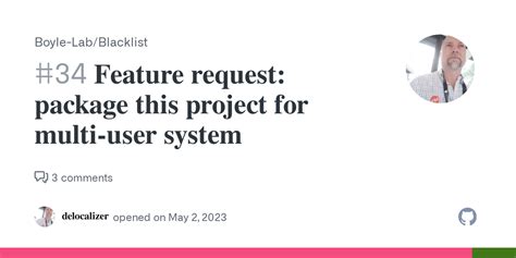 Feature Request Package This Project For Multi User System · Issue 34