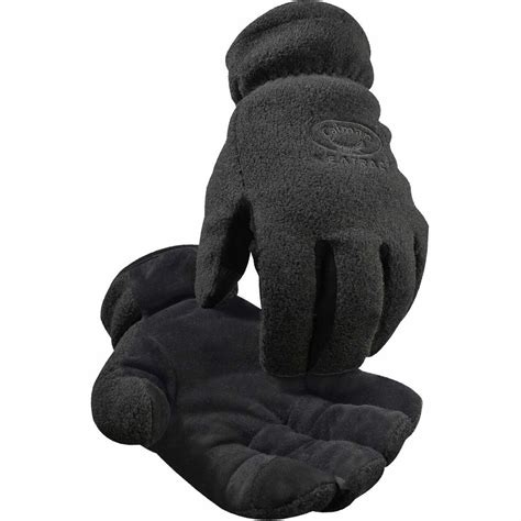 Insulated Split Grain Deerskin Palm Gloves Leather Drivers Gloves