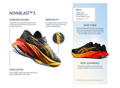 Mens Novablast 3 Glow Yellowwhite Running Asics Outlet De