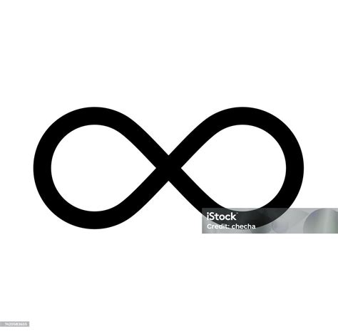 Infinity Sign Vector Mathematical Symbol Representing The Concept Of