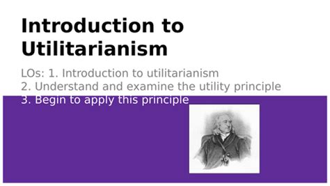 Aqa A Level Ethics Int Utilitarianism Teaching Resources