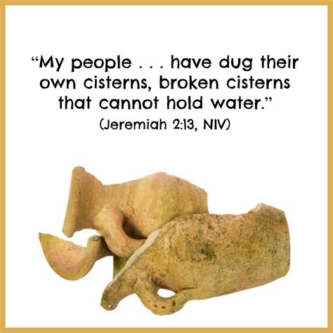 Broken Cisterns