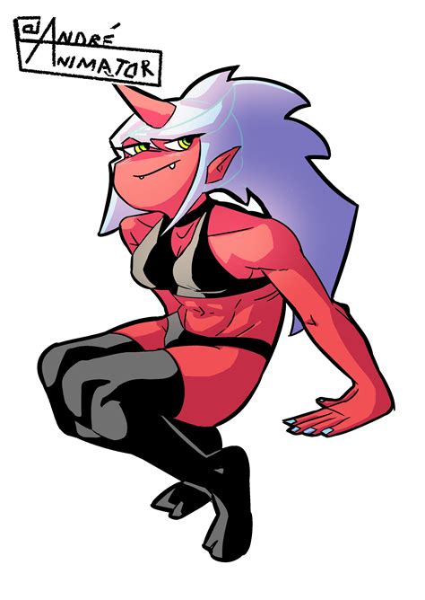 Kneesocks Daemon By Andreanimator On Newgrounds