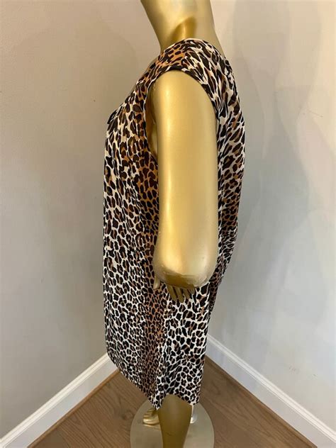 1960s Cheetah Print Slip With Bows Gem