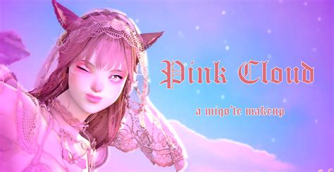 Pink Cloud Female Miqo Te Makeup The Glamour Dresser Final Fantasy XIV Mods And More