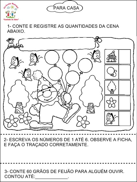 Atividade Educação Infantil Matematica LIBRAIN