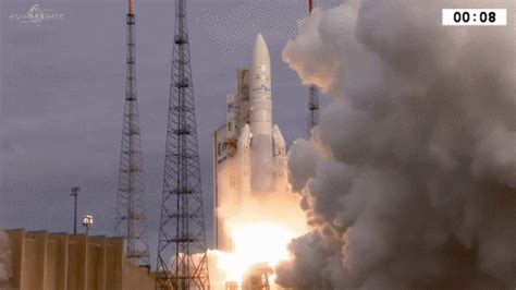 European Space Agency Rocket  Find And Share On Giphy