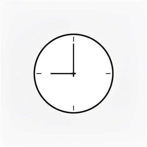 Premium Vector Minimal Clock Icon Vector