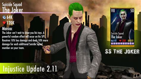 Joker Suicide Squad Gameplay Injustice Gods Among Us 2 11 Youtube