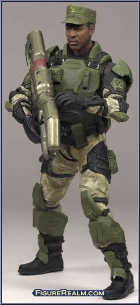 Sgt Avery Johnson Halo 3 Series 5 Equipment Edition Mcfarlane