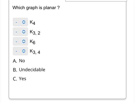 Solved Which Graph Is Planar Chegg