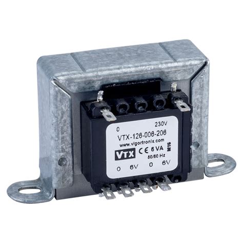 Vigortronix VTX 126 006 206 Chassis Transformer 230V 6VA 6V 6V Rapid