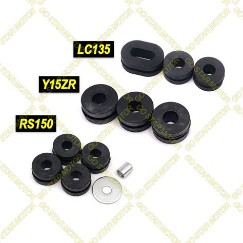 3pcs Set Lc135 135lc V1 V8 Fi Y15zr Y15 Y150 Rs150 Rsx Water Tank Radiator Rubber Upper Lower