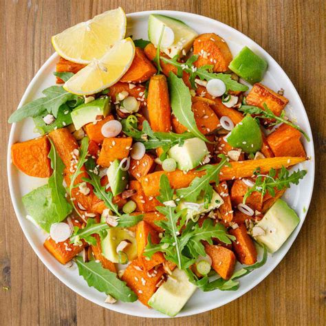 Warm Moroccan Avocado And Roasted Vegetable Salad Paleo Grubs