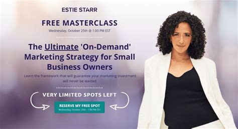 Marketing Masterclass Allyson E Machate