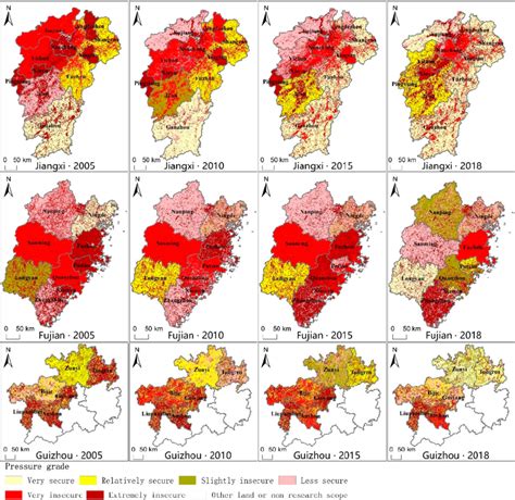 Spatial Pattern Of Ecological Security Download Scientific Diagram