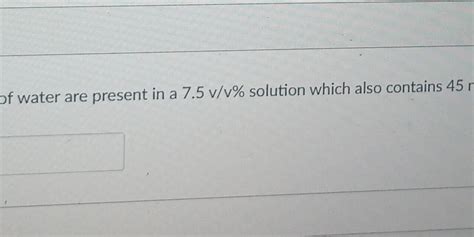 ML Of 9 00M Stock Solution Will Be Needed To Create Chegg Com