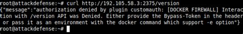 bypass the docker firewall by abusing rest api