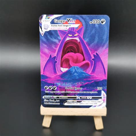 Gengar VMAX Custom Pokemon Card Etsy