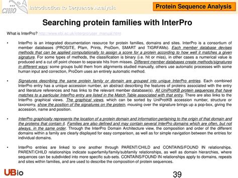 Protein Sequence Analysis Part Ii Ppt Download