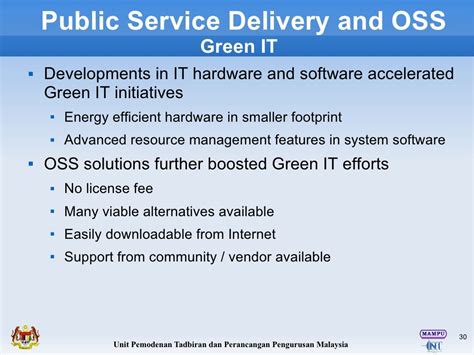 Transforming Public Service Delivery Through Oss