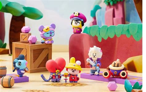 Official Brawl Stars X Bt Bibi Rj Buildable Figurine On Carousell