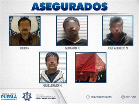Detenidos Cuatro Presuntos Delincuentes En Puebla