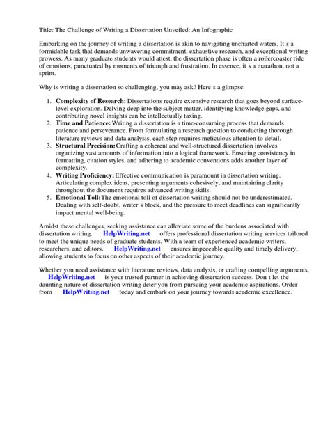 Dissertation Infographic Pdf Thesis Academic Publishing
