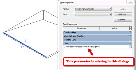 Revit Parameters From Classification Manager Are Not Added To