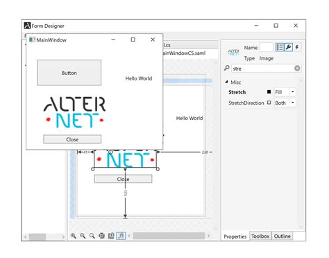 Form Designer — Alternet Software