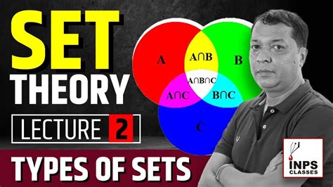 Set Theory Types Of Sets Lecture 2 Nimcet Cuet 2025 26 Exam