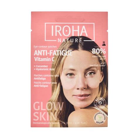 Осветляющие патчи для кожи вокруг глаз Iroha Nature Vitamin C Anti Fatigue And Illumimating Eye