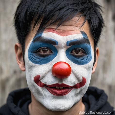 A Clown On The Circus Stage Prompts Stable Diffusion Online