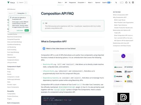 Composition Api By Vuejs A Vue Template Built At Lightspeed
