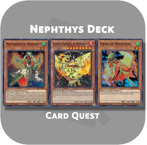Complete Custom Deck For Yu Gi Oh Nephthys Ritual Deck Toys And Games