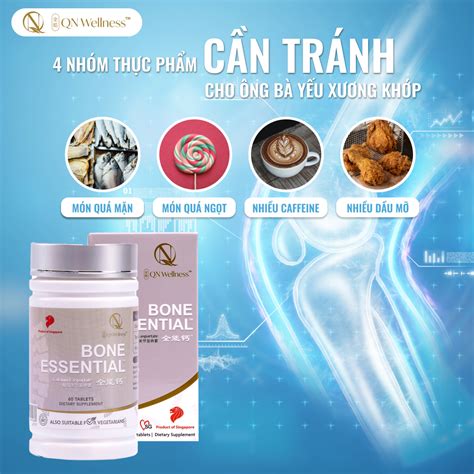 Review Viên Uống Bổ Sung Canxi Bone Esstential Qn Wellness Thuần Chay Chiết Xuất Từ Nghệ And Nha