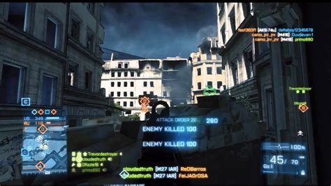 Battlefield 3 The Best Lmg M27 Iar And Special Thank You Youtube