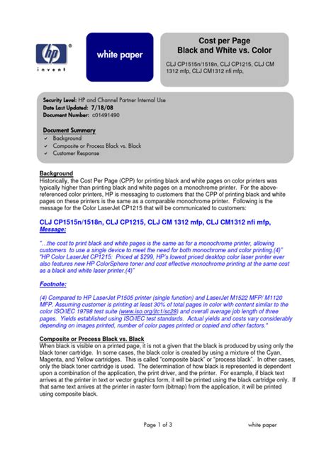 Black Cpp Parity On Color Devices Pdf Printer Computing Graphic