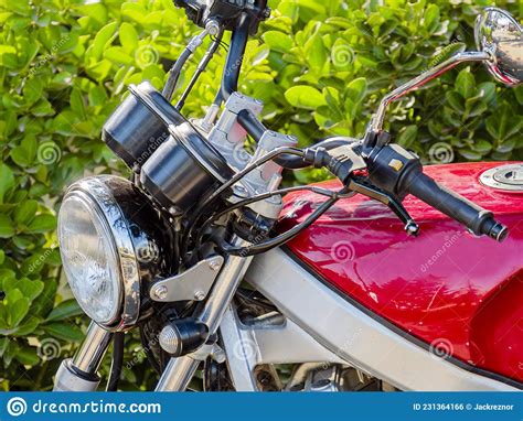 Close Up Of A Motorcycle Handbrake Stock Photo Image Of Handlebar