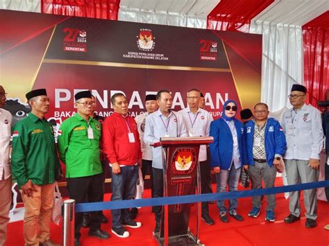 Pasangan Herman Pembahako Herianto Resmi Mendaftar Sebagai Calon