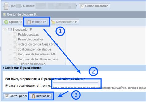 cómo comprobar si tengo una ip bloqueada con mi panel core admin