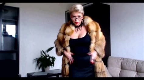 Mature Bitch In A Fur Coat Performance By The Famous Webcam Whore And Singer Aimee Hot Milf