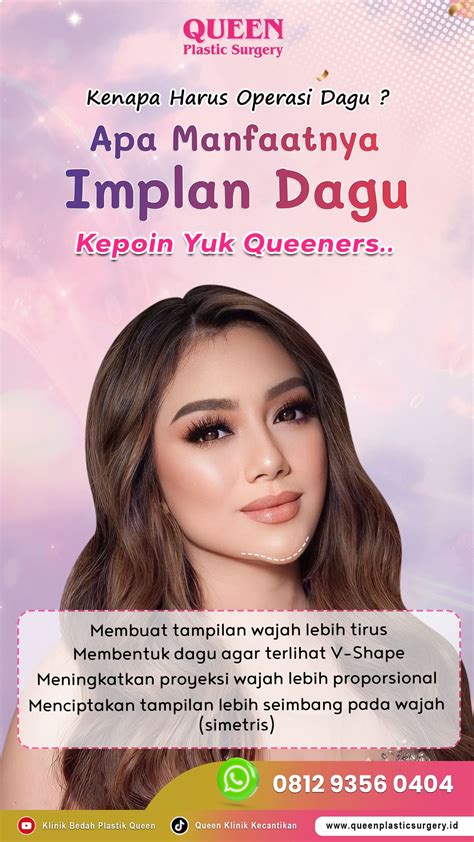 Augmentasi Dagu Implan Dagu Atau Genioplasty Klinik Bedah Plastik Queen