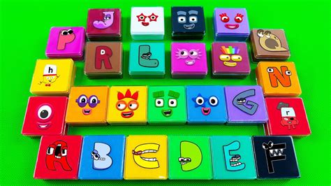 Looking Numberblocks Alphablocks Alphabet Lore With All CLAY Mix